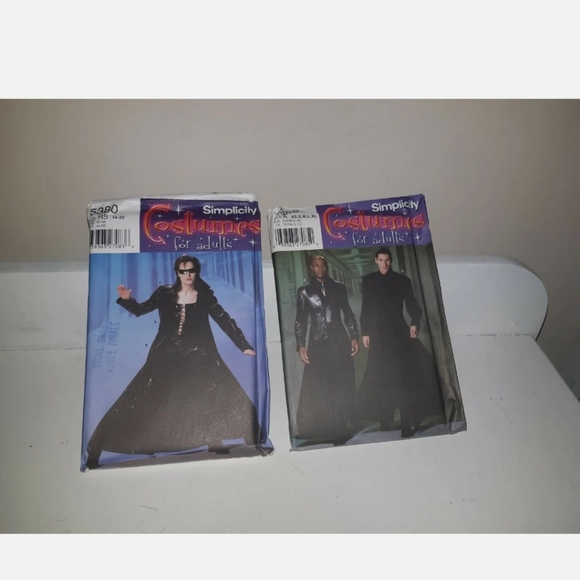 Simplicity | Other | Simplicity Costume Patterns 999 Film Matrix Whit ...